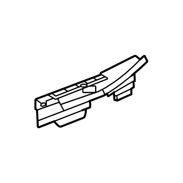 53825-0E090 Genuine Toyota Protector, Fr Fender