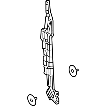 53827-0E050 Genuine Toyota Protector, Fr Fender