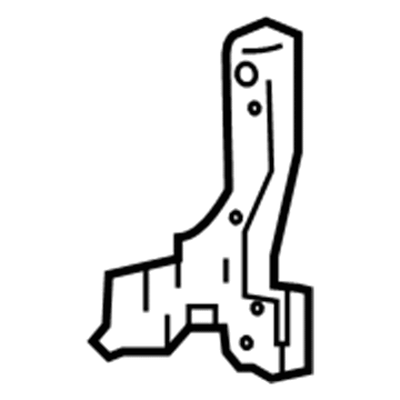 52144-F4010 Genuine Toyota Bracket, Front Bumper Side
