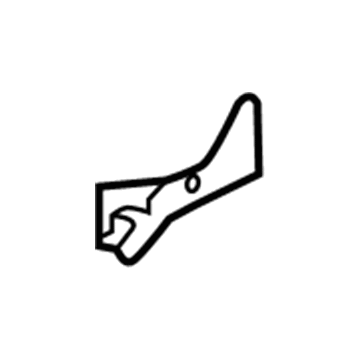 53187-F4010 Genuine Toyota Stay, Radiator Support