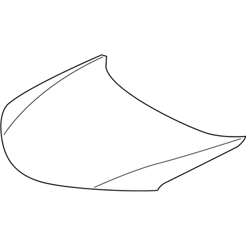 53301-42120 Genuine Toyota Hood Sub-Assembly