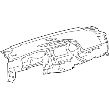 55401-0E050-C0 Genuine Toyota Pad Sub-Assembly, Instrument