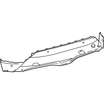 52453-F4011 Genuine Toyota Guard, Rr Bumper, Ct