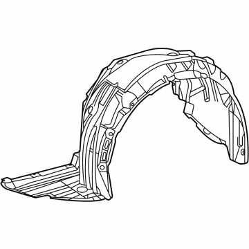 53805-62020 Genuine Toyota Shield Sub-Assembly, FEN