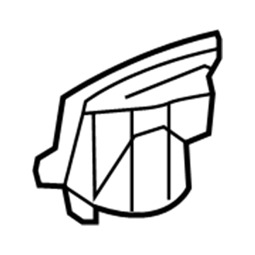 53737-0E050 Genuine Toyota Seal, Front Fender Apron