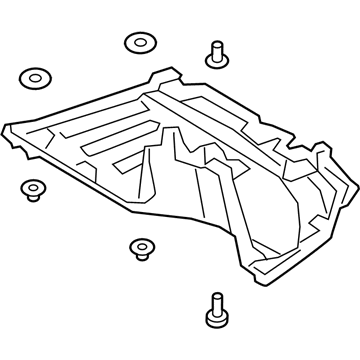 58399-02100 Genuine Toyota Cover, Floor Under