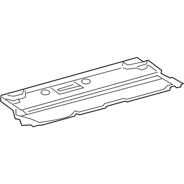 58165-02150 Genuine Toyota Cover, Fr Floor, RH