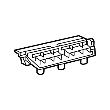 55670-12710 Genuine Toyota Register Assembly, INSTR