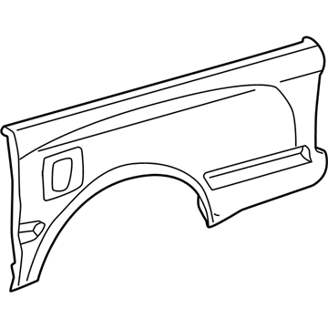 Rear Body Side Panel - 2001 Toyota Tacoma 4 Wheel Drive