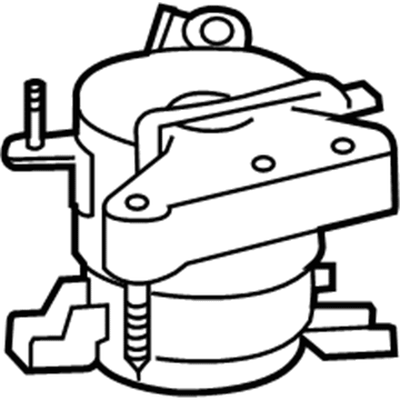 12305-36030 Genuine Toyota INSULATOR Sub-Assembly