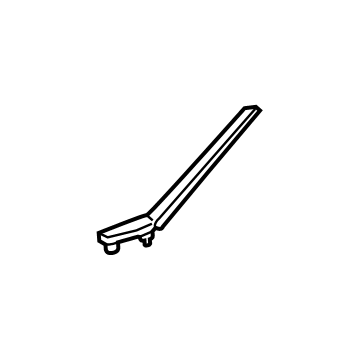 53823-02180 Genuine Toyota Protector, Fr Side P