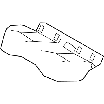 71075-0Z080-A4 Genuine Toyota Rear Seat Cover Sub-Assembly