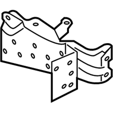 53813-WB001 Genuine Toyota Extension, Front Fender