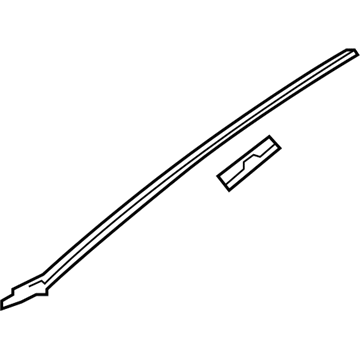 75509-0E010 Genuine Toyota MOULDING Sub-Assembly, W