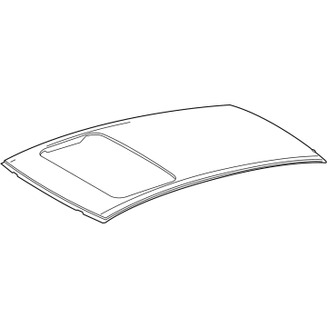 63111-0E380 Genuine Toyota Panel, Roof