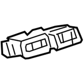 55670-47190 Genuine Toyota Register Assembly, Instrument