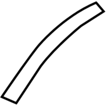 53851-04100 Genuine Toyota Pad, Front Wheel Opening