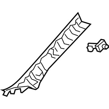 62220-42090-B0 Genuine Toyota GARNISH Assembly, Fr PIL