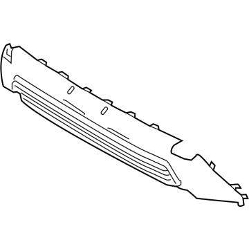 53113-42140 Genuine Toyota Lower Radiator Grille