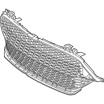 53112-12420 Genuine Toyota Lower Radiator Grille