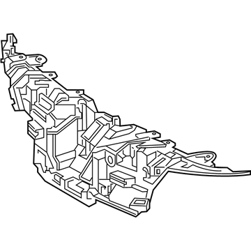 53114-12230 Genuine Toyota Inner Radiator Grille
