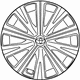 42603-08010 Genuine Toyota Wheel Hub Ornament Sub-Assembly