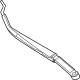 85214-0A160 Genuine Toyota RUBBER, WIPER BLADE