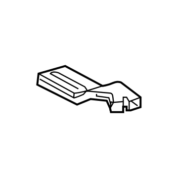 87217-0A010 Genuine Toyota DUCT, AIR, RR NO.5