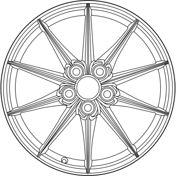 42611-12G80 Genuine Toyota Disc Wheel
