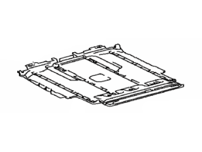 58651-08100 Genuine Toyota Sheet, Rr Floor SILE
