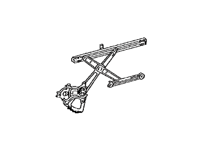 Toyota 4Runner Window Regulator - Guaranteed Genuine Toyota Parts