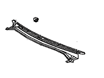 55708-12140 Genuine Toyota LOUVER, COWL Top VENTILATOR, Center