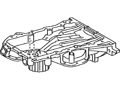 12101-0V010 Genuine Toyota Pan Sub-Assembly, Oil