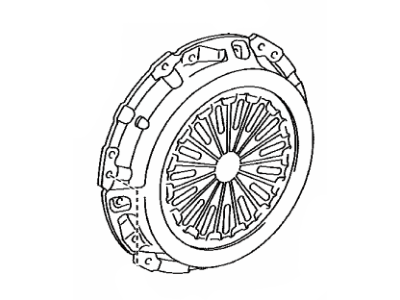 31210-12371 Genuine Toyota Cover Assy, Clutch