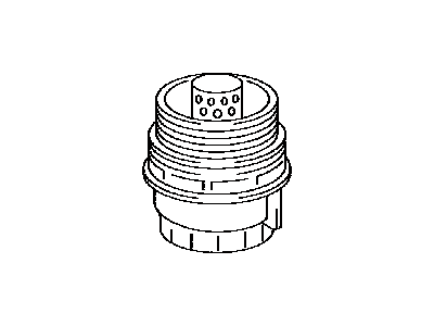 15620-0V010 Genuine Toyota Cap Assembly, Oil Filter
