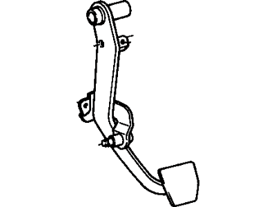 31301-33010 Genuine Toyota Pedal Sub-Assy, Clutch