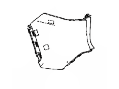 52162-42944 Genuine Toyota Piece, Rr Bumper, LH