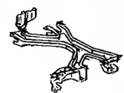 51209-0C010 Genuine Toyota Crossmember Sub-Assy, Frame, Rear