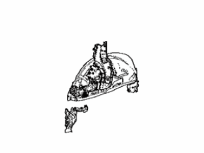 61607-42110 Genuine Toyota Panel Sub-Assembly, Qtr