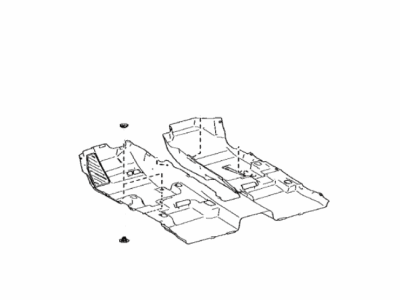 58510-42D00-C1 Genuine Toyota Carpet Assembly, Floor