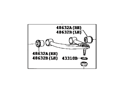 48610-0C011 Genuine Toyota Part