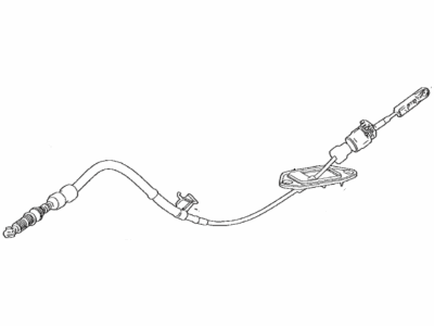 33820-02A00 Genuine Toyota Cable Assembly, TRANSMIS