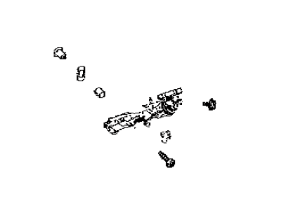 69202-0E071 Genuine Toyota Frame Sub-Assembly, Front D