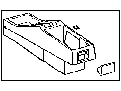 58901-32011-05 Genuine Toyota Box Sub-Assembly, Console, Rear