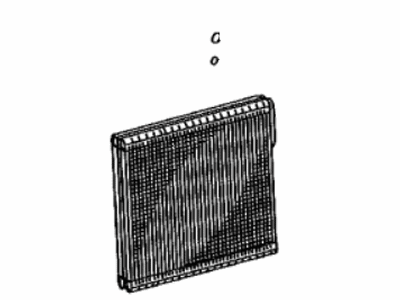 88501-06420 Genuine Toyota EVAPORATOR Sub-Assembly