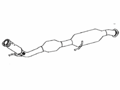 17410-F0020 Genuine Toyota Exhaust Pipe Assembly