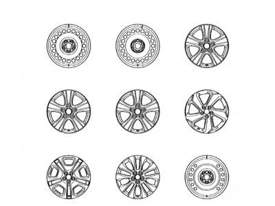 42611-42A30 Genuine Toyota WHEEL, DISC