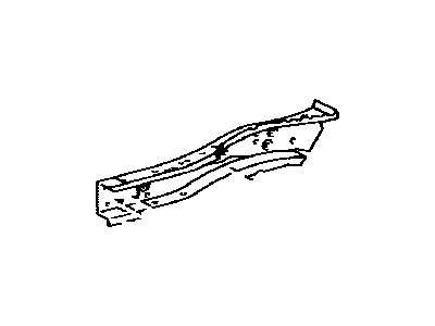 Front Floor Panel & Front Floor Member - 2005 Toyota Sienna