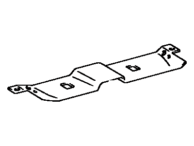 58624-14040 Genuine Toyota Pad, Center Floor Silencer