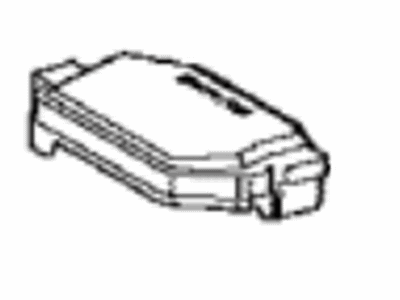 82662-12C50 Genuine Toyota Cover, Relay Block